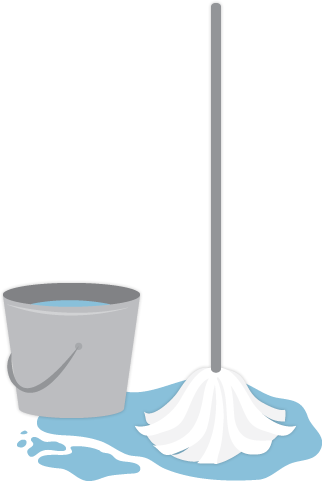 Download Bucket Transparent Mop - Mop And Bucket Png - Full Size PNG ...