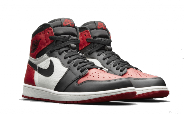 Download Aj 1 Bred Toe - Full Size PNG Image - PNGkit
