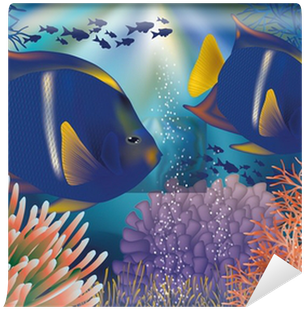 Download Underwater World Wallpaper With Tropical Fish Wall - Wallpaper ...