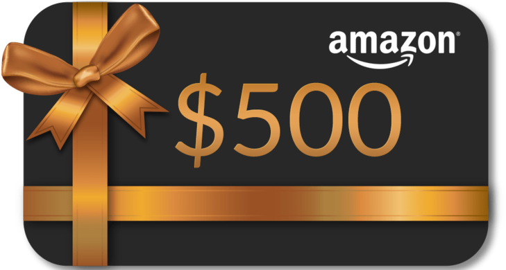 Download Amazon $500 Gift Card - $250 Amazon Gift Card - Full Size PNG ...