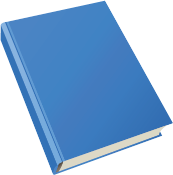 Download Transparent Book Vector - Blue Book - PNGkit