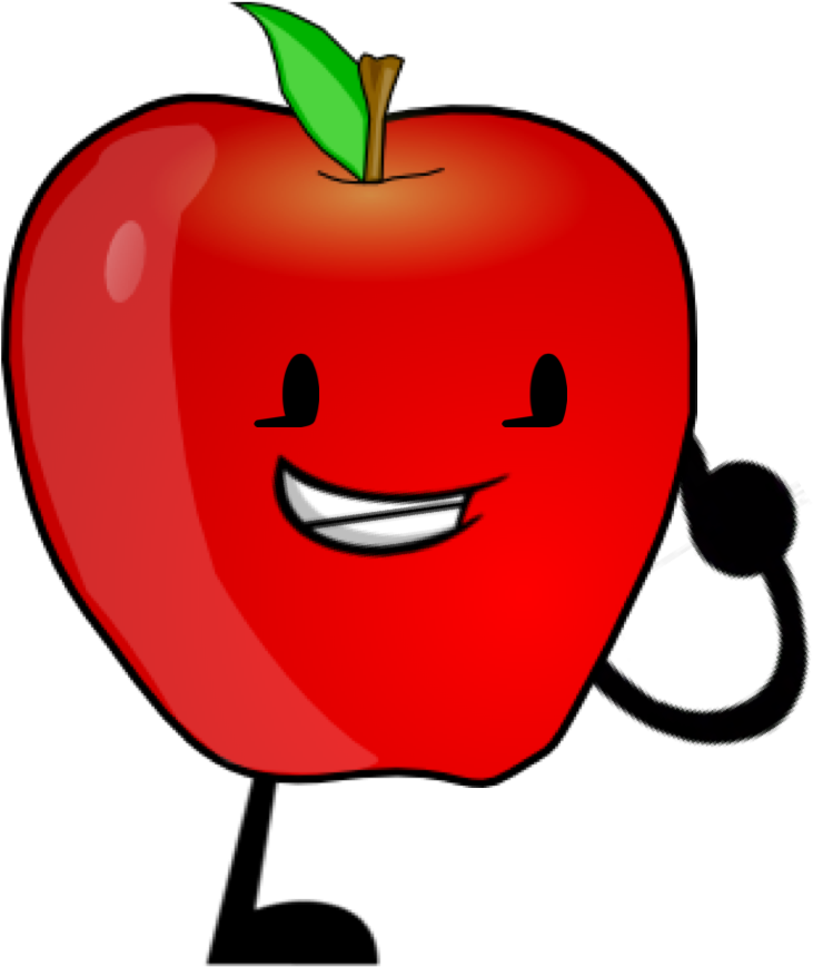 Download Apple Pose - Bfdi Apple - Full Size PNG Image - PNGkit