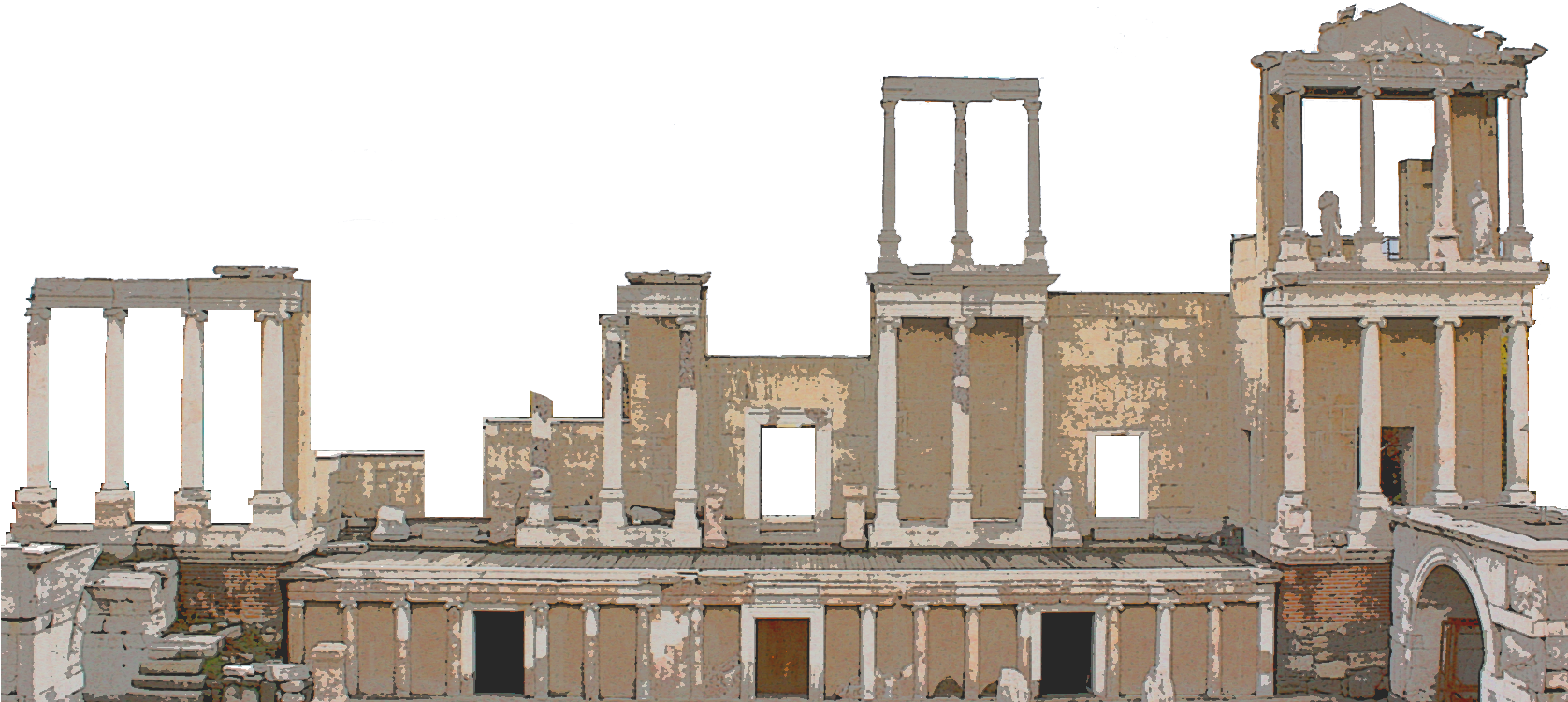 Download Ancient Theatre Logo - Plovdiv Roman Amphitheatre - Full Size ...