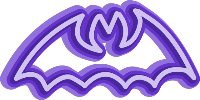 Download Transparent Neon Bat Sprite 002 - Bat - PNGkit