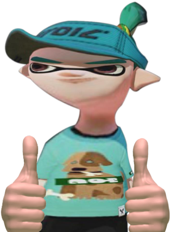 Download Splat Tim Thumbs Up - Splat Tim - Full Size PNG Image - PNGkit