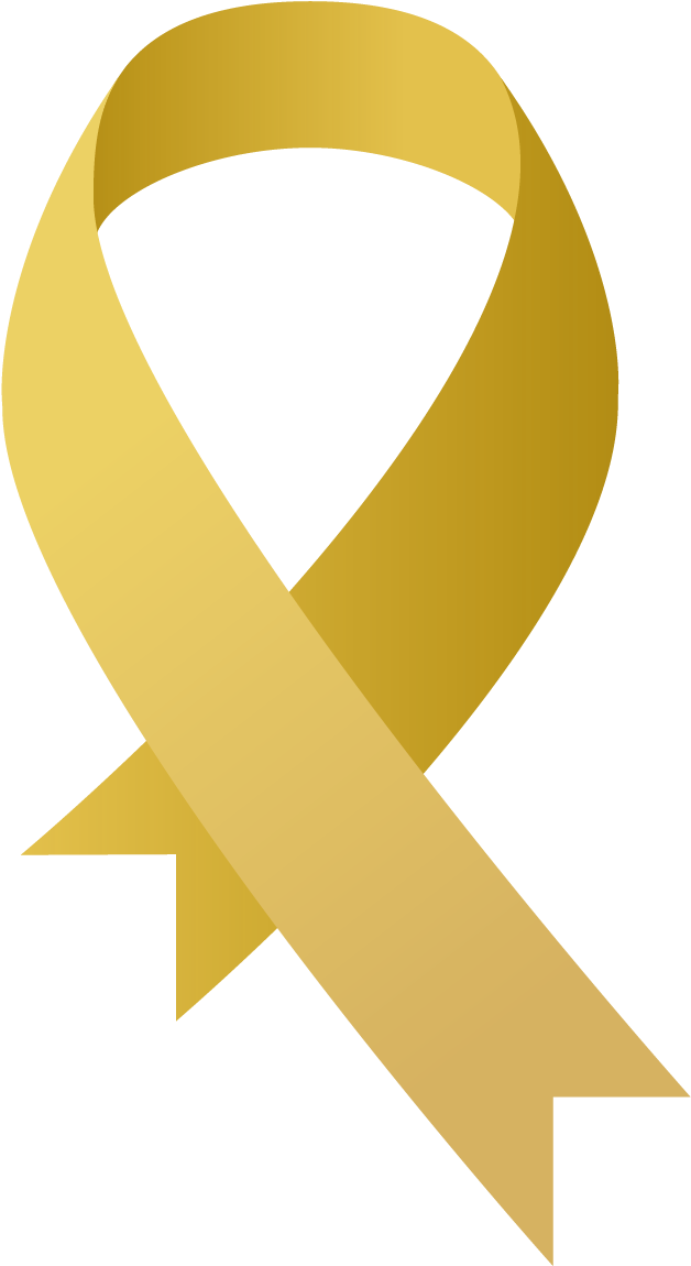 Download The Gold Ribbon Is The Universal Symbol To Create Awareness ...