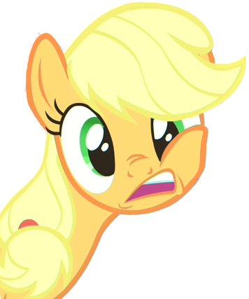 Download Fanmade Applejack Transparent Weird Expression - My Little ...