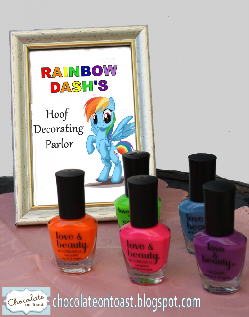 Download My Little Pony Party Ideas - Rainbow Dash's Hoof Decorating ...