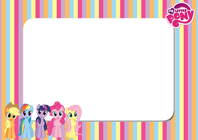 Download My Little Pony Stripe Png Frame - Little Pony Photo Frame ...
