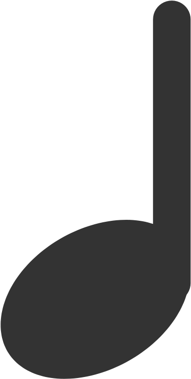 Download Quarter Note Png - Full Size PNG Image - PNGkit