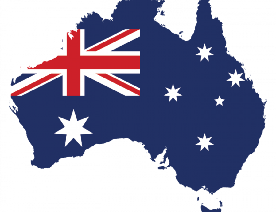 Download Download Flag Map Of Australia Round Car Magnet Clipart ...