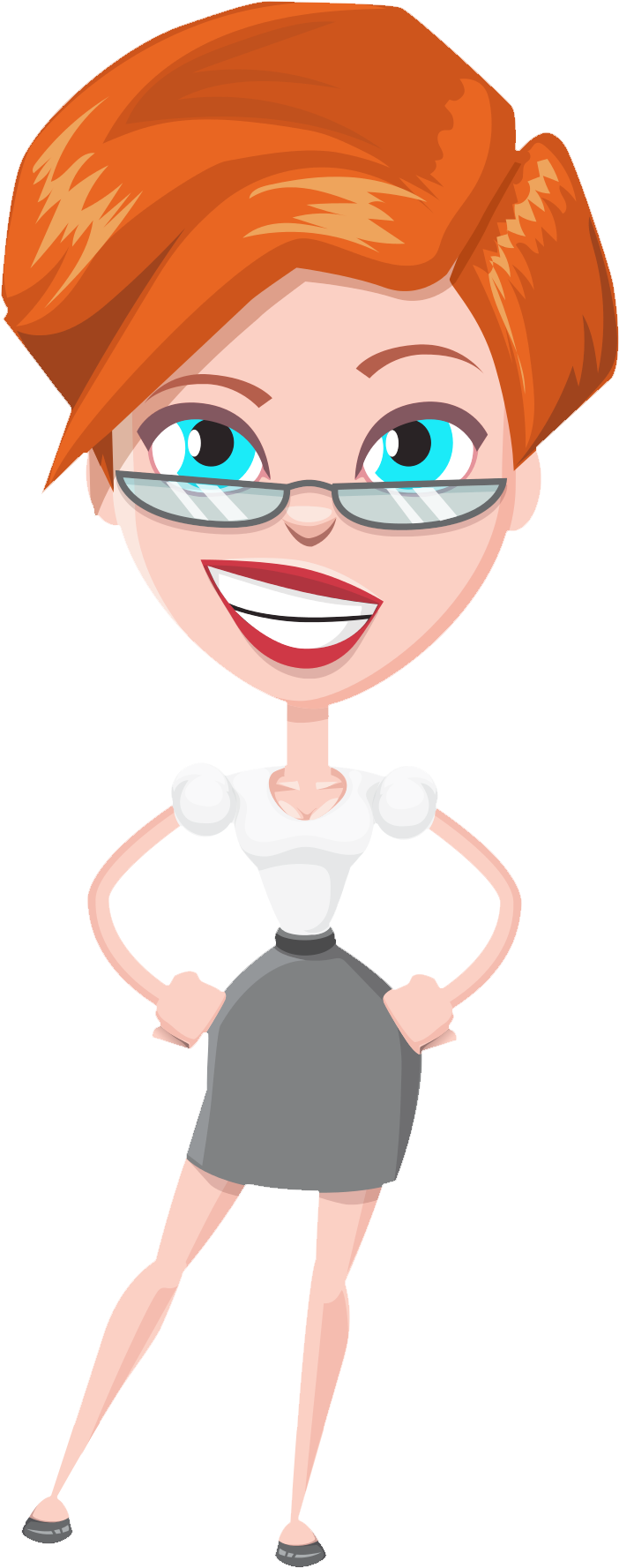 Download Cartoon Lady Png - Business Woman Vector Png - Full Size PNG ...