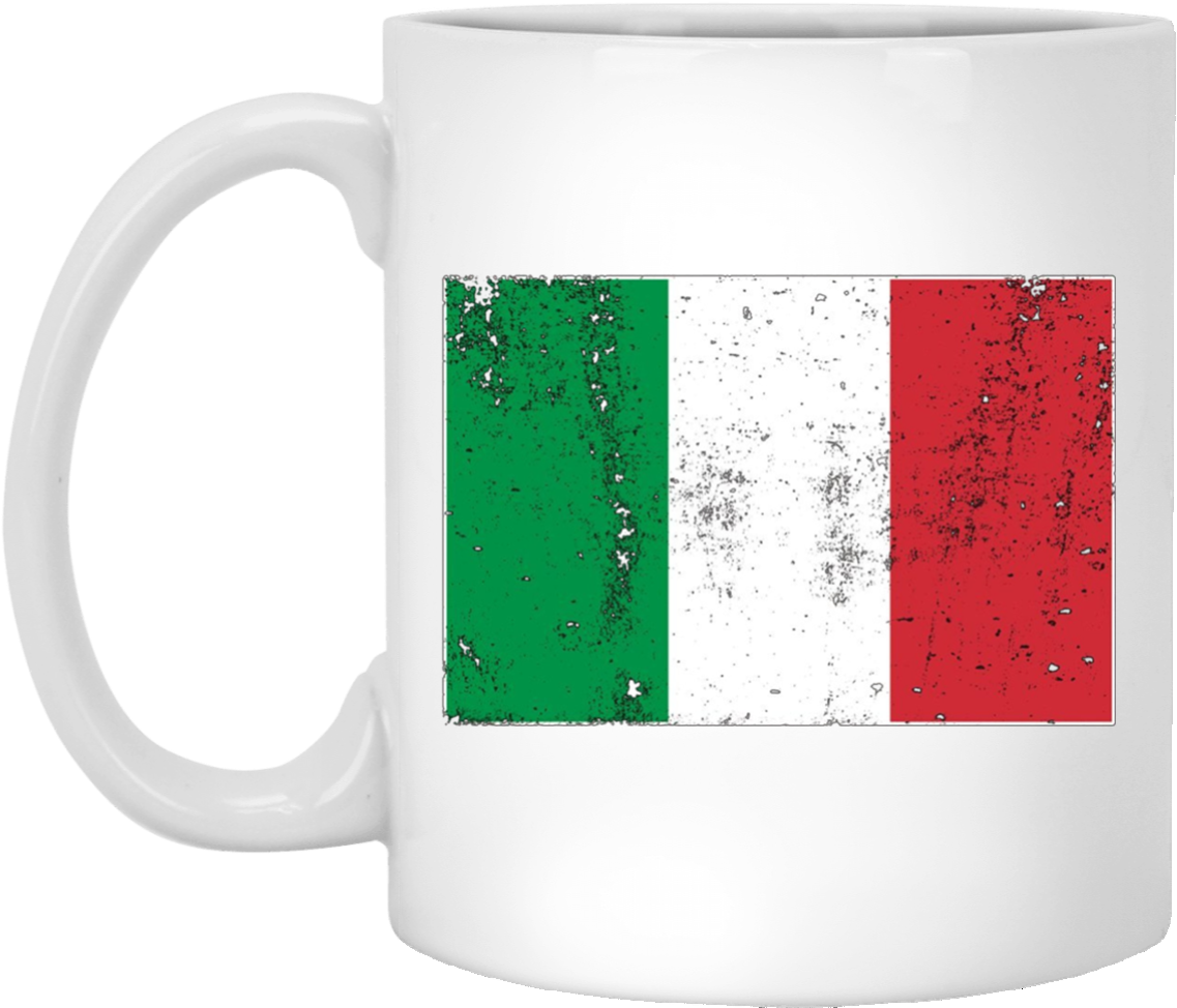 Download Italian National Country Flag Tee Italy Italia 11 Oz - Mug ...
