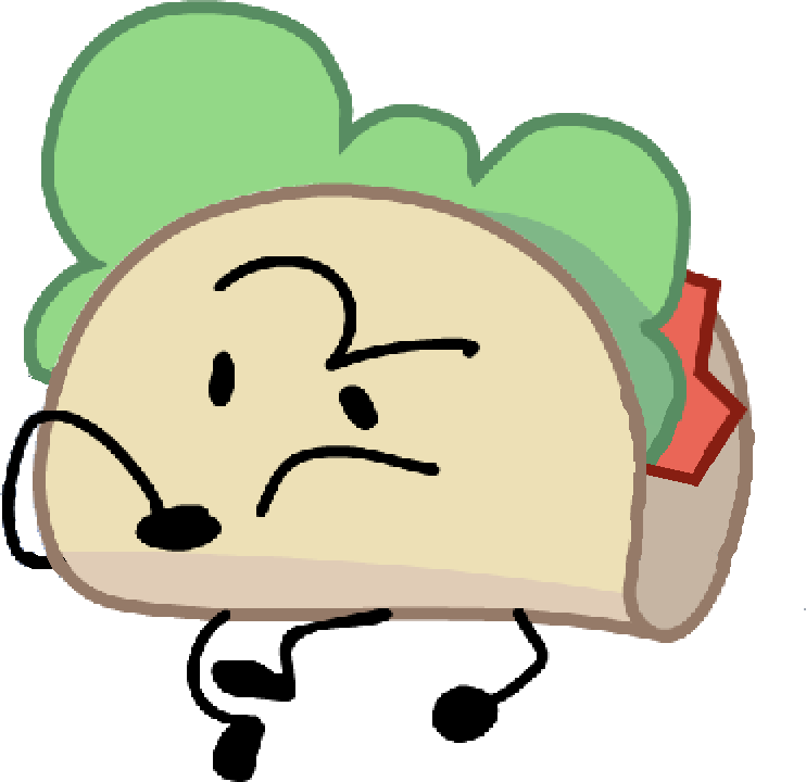 Download Taco No Fish - Battle For Bfdi Taco - Full Size PNG Image - PNGkit