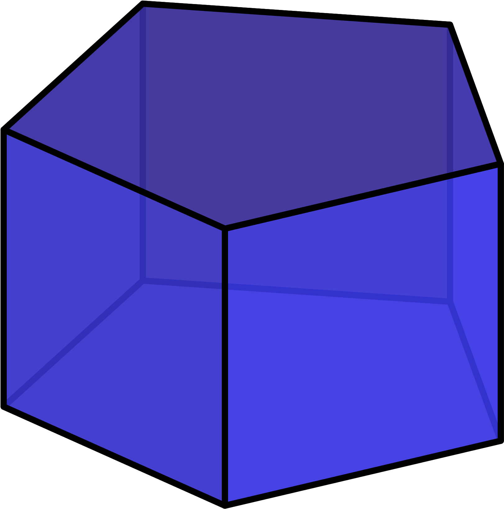 Download New Svg Image - Pentagonal Prism - Full Size PNG Image - PNGkit