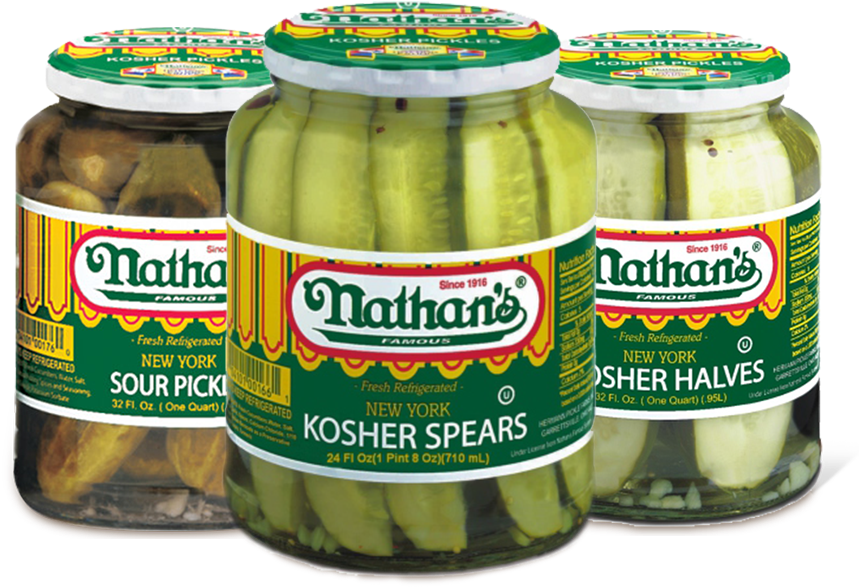 Download Pickles - Nathans Pickles, Half Sour, New York - 32 Fl Oz ...