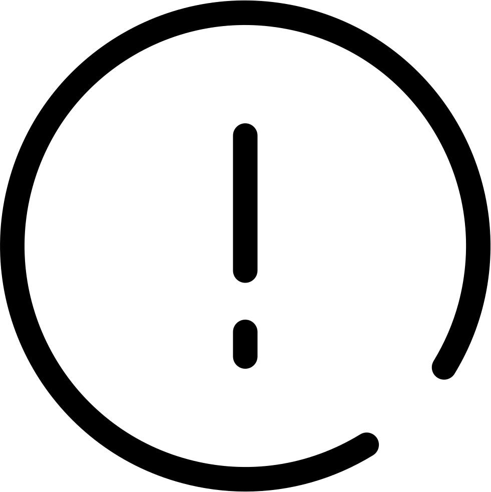 Download Exclamation Mark - - Circle With Exclamation Mark Inside ...