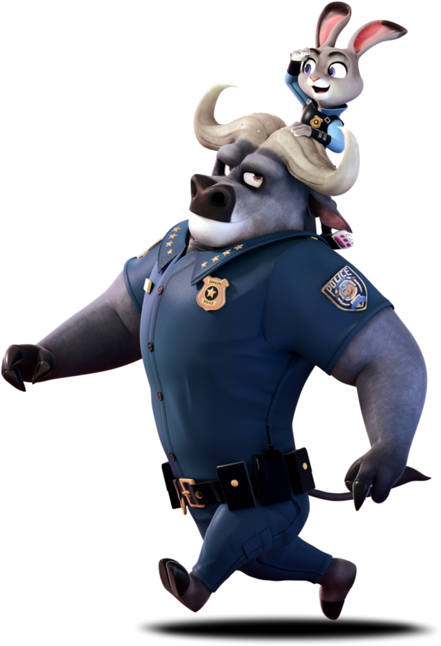 Download Zootopia Characters Png Stock - Zootopia Chief Bogo Png - Full ...