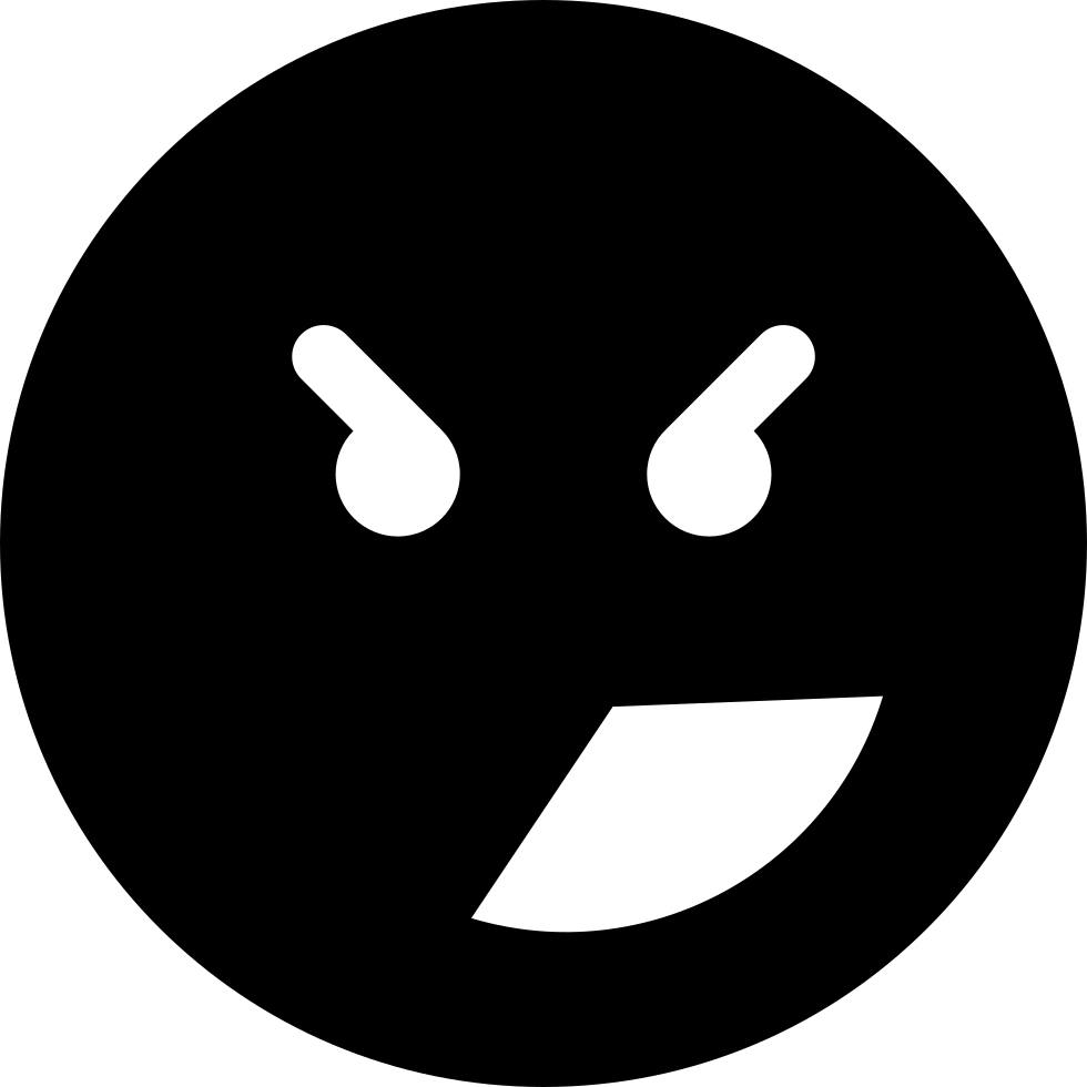 Download Square Emoticon Angry Face - Emoticon Angry Logo - Full Size ...