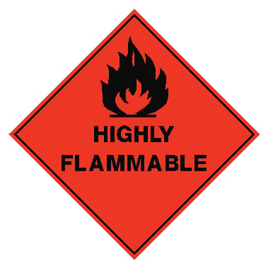 Download Flammable Sign Png Free Download - Class 3 Dangerous Goods ...