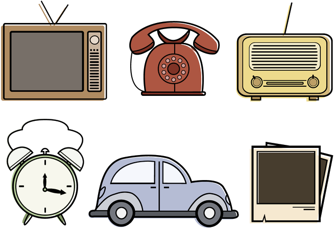 Download Vintage Objects Png Photo - Objetos Vintage Png - Full Size ...