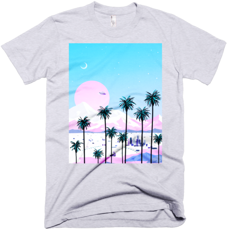 Download Men's Neon Sunrise Limited Edition Graphic Tee Akade - Splash ...