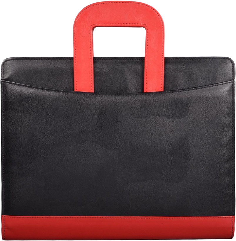 Download Coi Faux Leather Cheery Black And Red File Folder / - Full ...