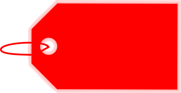 Download Red Tag Png - Red Tag Clipart - Full Size PNG Image - PNGkit