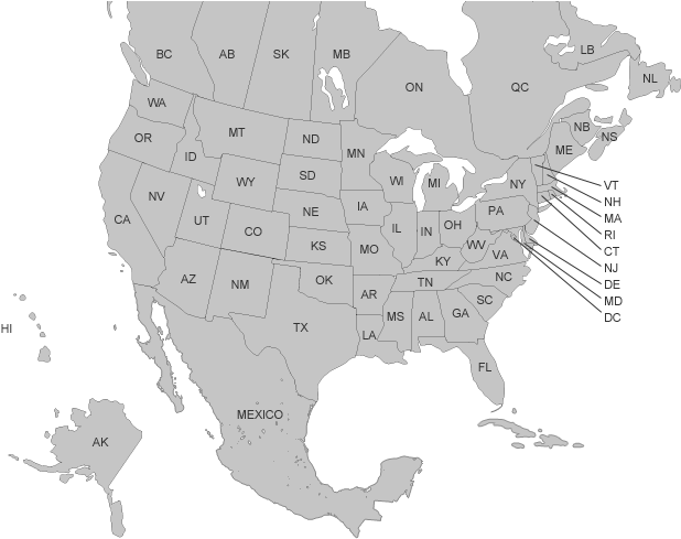 Download North America - Barn Owl Habitat Range Map - Full Size PNG ...