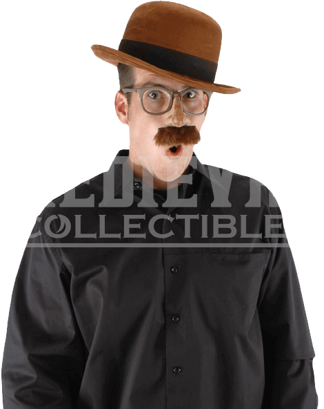 Download Brown Bowler Hat - Bowler Hat Brown - Full Size PNG Image - PNGkit