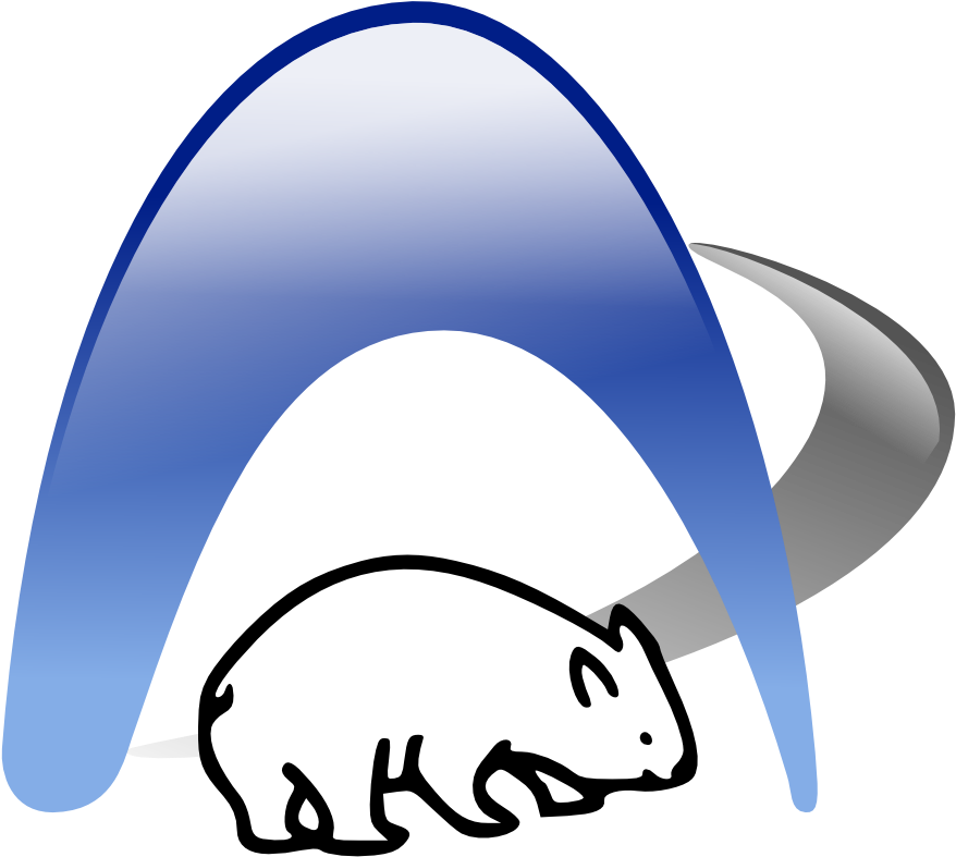 Download Arch Wombat - Arch Linux Old Logo - Full Size PNG Image - PNGkit