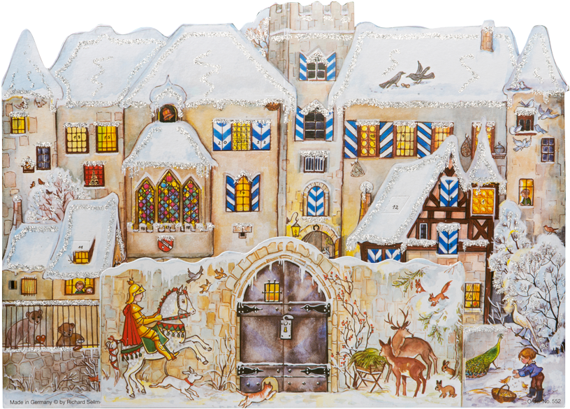 Download Advent Calendar "castle With Wall" - Sellmer 3-d Castle Advent ...