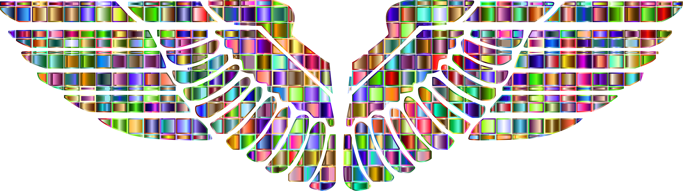 Download This Free Icons Png Design Of Chromatic Mosaic Eagle - Full ...