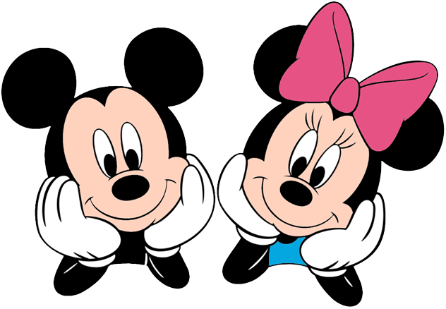 Download Transparent Mickey Minnie Faces - Mickey And Minnie Mouse Face ...