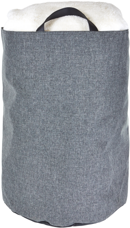 Download Large Round Gray Soft Storage Bin - Bigso Box Large Round Gray ...