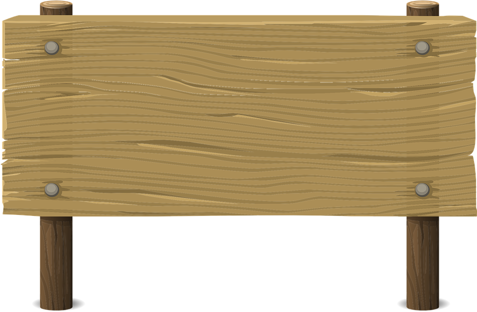 Download Sign Post 576727 960 720 - Wooden Sign Transparent Background ...