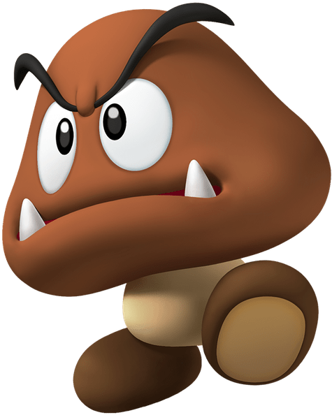Download Goombansmbw - Goomba From Mario - Full Size PNG Image - PNGkit