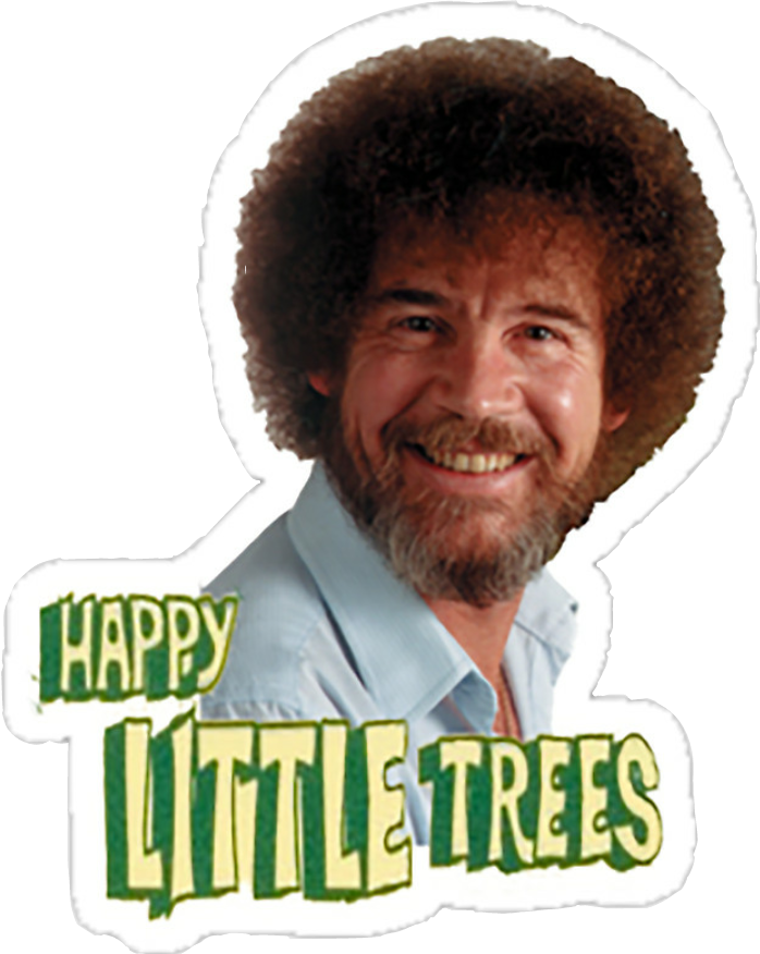 Download Bobross Sticker By M - Bob Ross - Full Size PNG Image - PNGkit