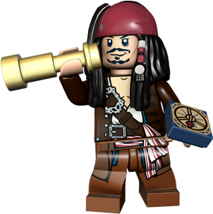 Download Lego Jack Blackpearlcaptain - Lego Pirates Of The Caribbean ...