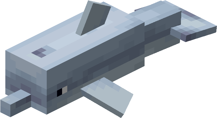 Download Dolphin - Minecraft Dolphin - Full Size PNG Image - PNGkit