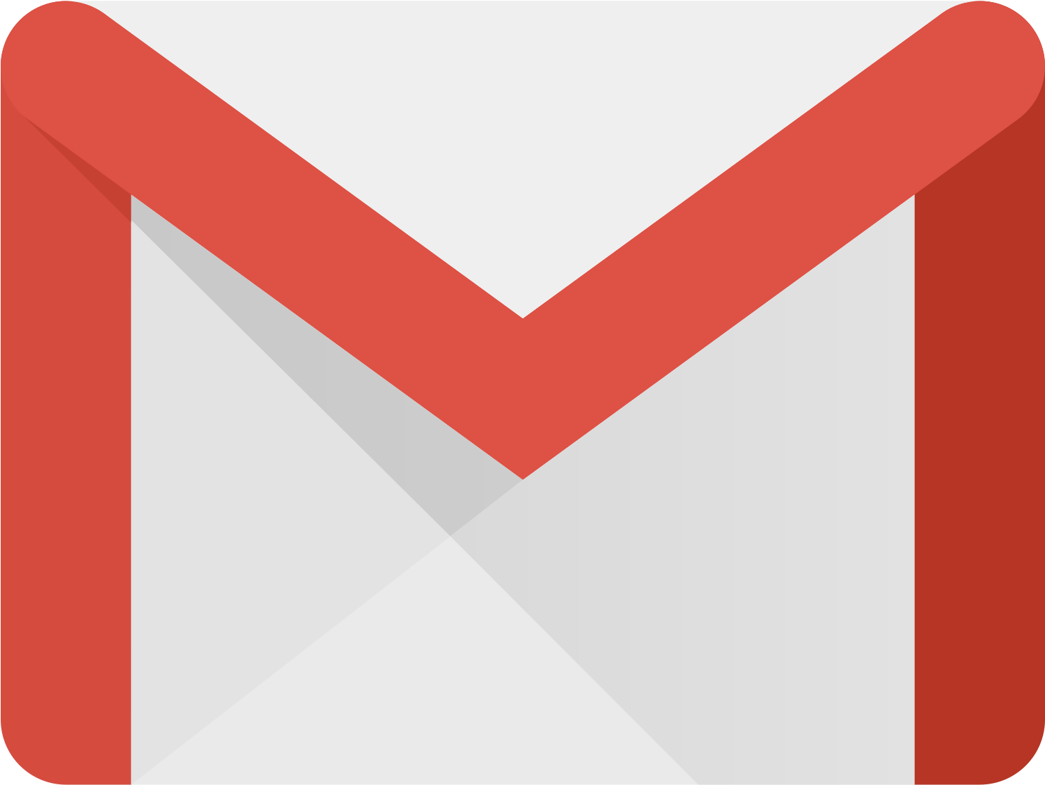 Download Open - Gmail Icon - Full Size PNG Image - PNGkit