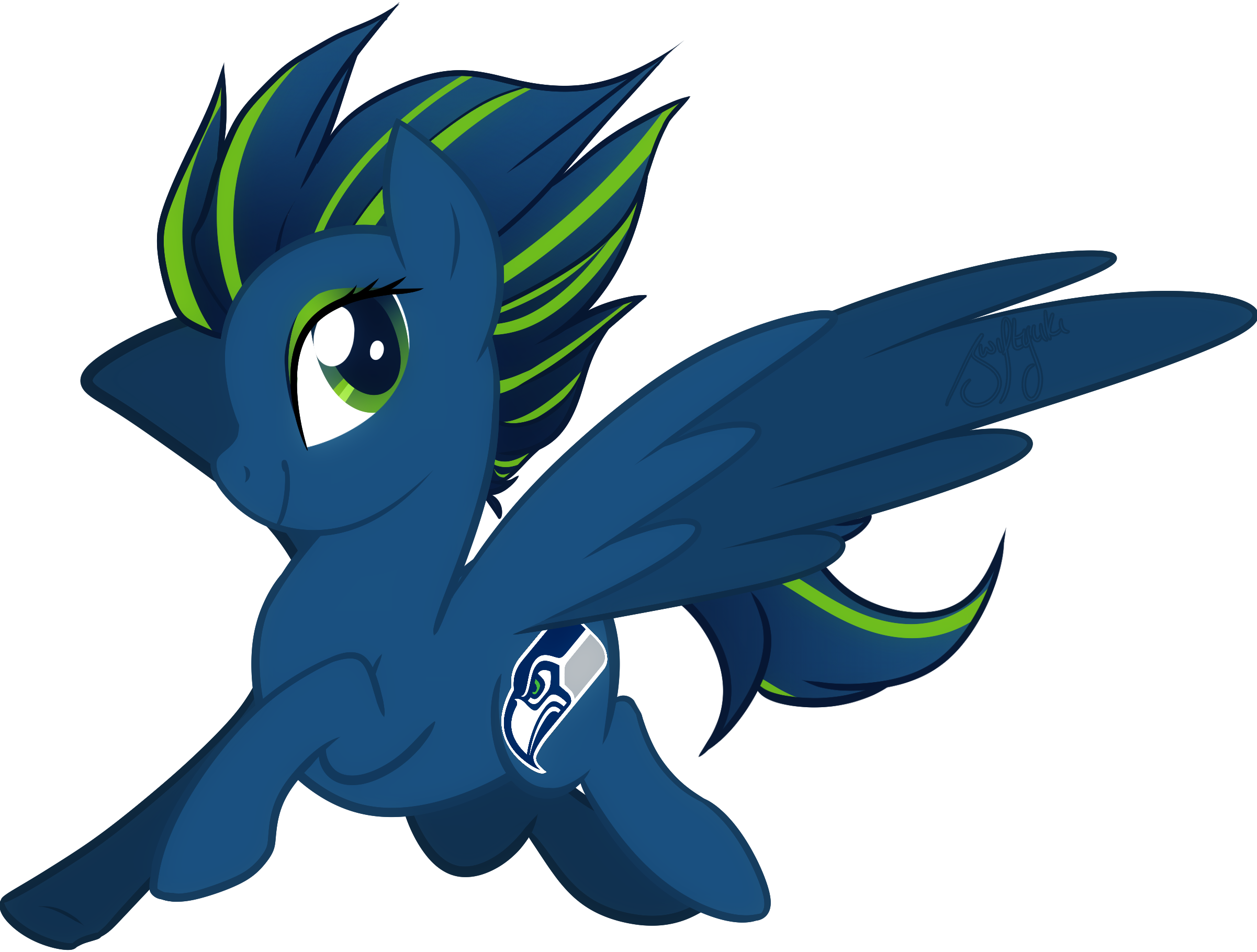 Download Seahawks Pony - My Little Pony Seahawks - Full Size PNG Image ...