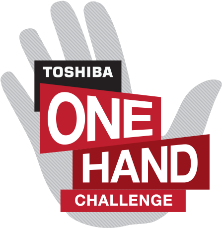 Download Toshiba One Hand Challenge - One Hand Logo - Full Size PNG ...