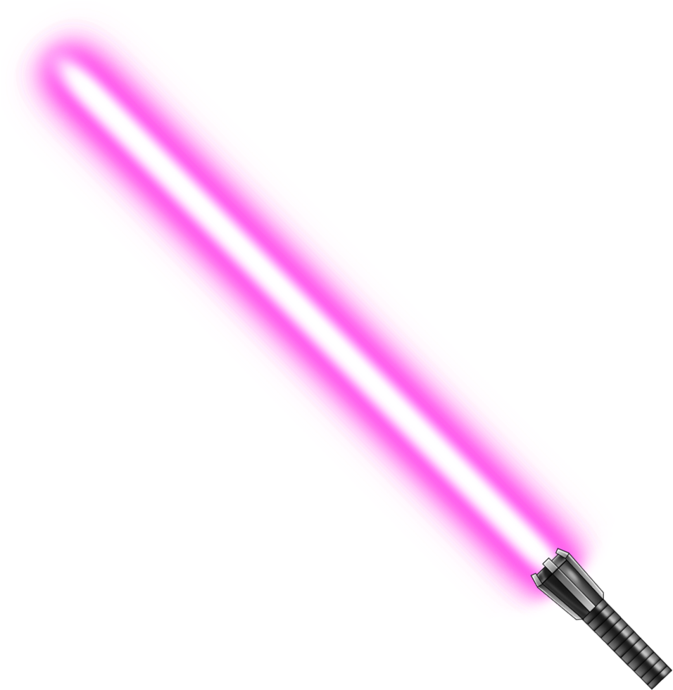 Download Transparent Purple Lightsaber Png - Writing - PNGkit