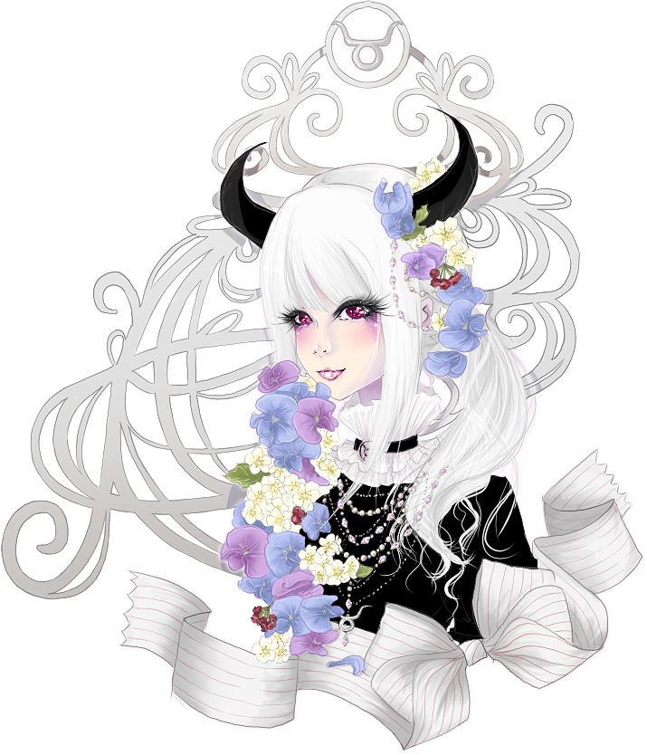 Download Taurus By Kyaterina-d3a74cn - Anime Taurus Zodiac - Full Size ...