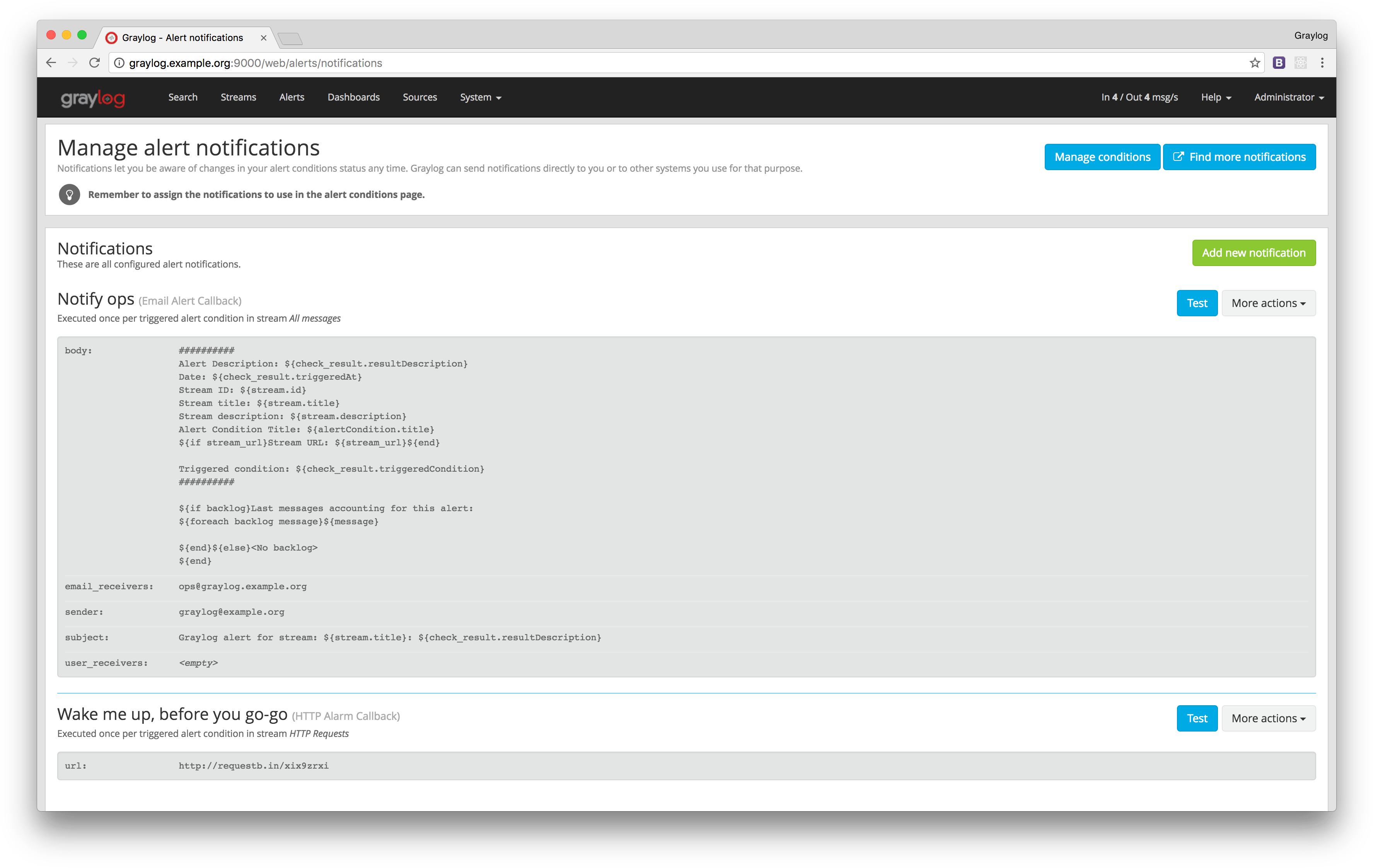 Download Transparent Images/alerts Alert Notification - Graylog ...