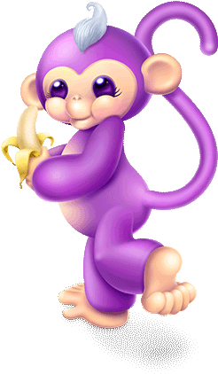 Download Fingerlings Mia Purple Baby Monkey Fingerling - Fingerlings ...