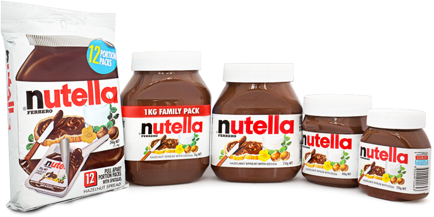 Download Transparent Nutella Hazelnut Spread With Cocoa - PNGkit