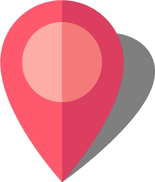 Download Simple Map Pin Icon - Pin Pink Map - Full Size PNG Image - PNGkit