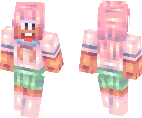 Download Patrick Star-chan Desu - Pajamas - Full Size PNG Image - PNGkit